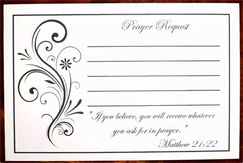 Free Printable Prayer Request Form Printable Forms Free Online