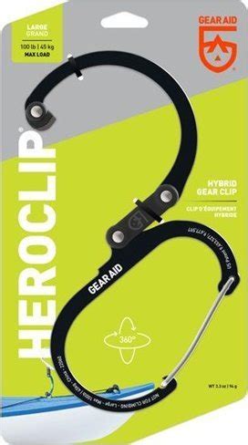 Gear Aid Gearaid Heroclip Large Stealth Black
