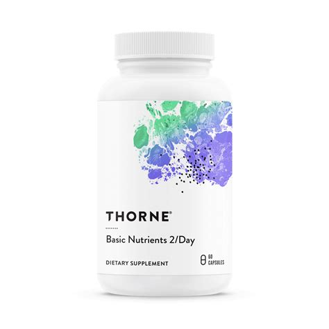 Basic Nutrients 2day Nsf Certified For Sport And Reviews Thorne