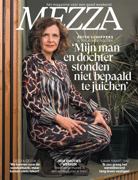 Edith Schippers Terug In De Politiek ‘mijn Man En Dochter Stonden Niet Bepaald Te Juichen
