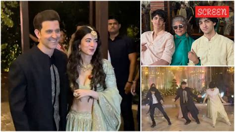 Hrithik Roshan Dances With Sons Hrehaan Hridhaan At Cousin Eshaans