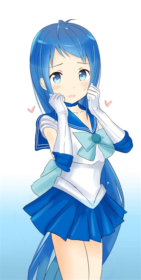 Samidare And Sailor Mercury Kantai Collection And More Drawn By Shironeko Whitecat