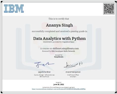 Ananya Singh On Linkedin Ibmcertification Ibmdatascience Python