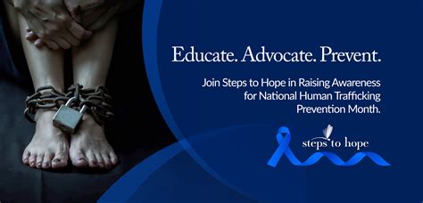 National Human Trafficking Prevention Month Steps To Hopes Role In