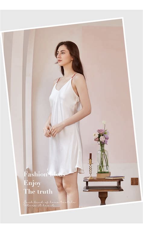 Sexy White Silk Chemise For Women Rachelsilk United States
