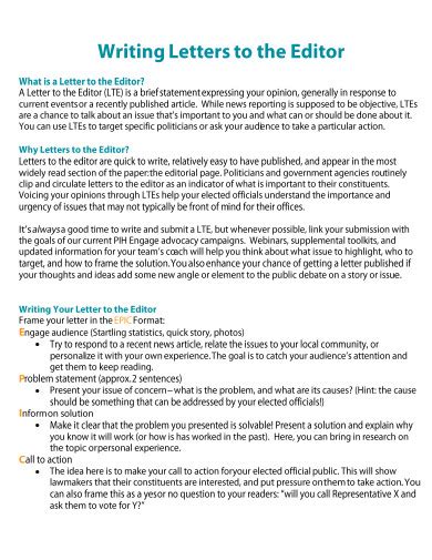 28 Letter To The Editor Examples In Pdf Examples