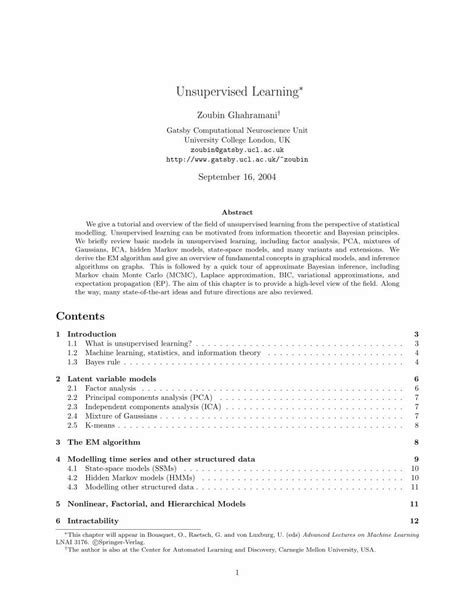 PDF Unsupervised Learning DOKUMEN TIPS