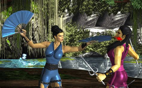Mk Legacy 2 Kitana Vs Mileena By Einart1218 On Deviantart