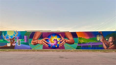 Usd Artists Complete Community Mural In Centerville University Of