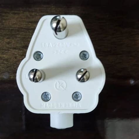 Pvc Plastic Three Pin Plug At ₹ 30 Piece In Chennai Id 2849087785730