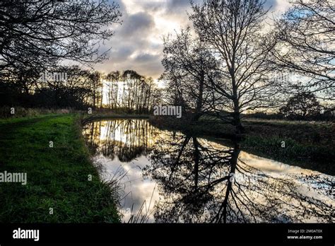The Rufford Branch Of The Leeds Liverpool Canal Connects Burscough To