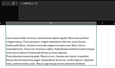 Excel Does The Lorem Or Rand Functions Exist At All Stack Overflow