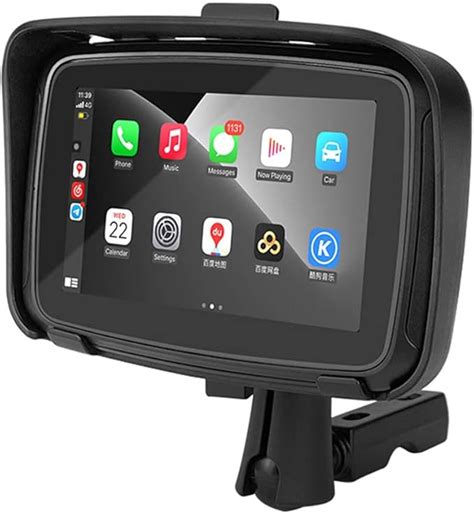 Xrc Tech 5 Inch Hd Touch Screen Wireless Carplay Android Automatic Wireless Mirror Bt Ipx7