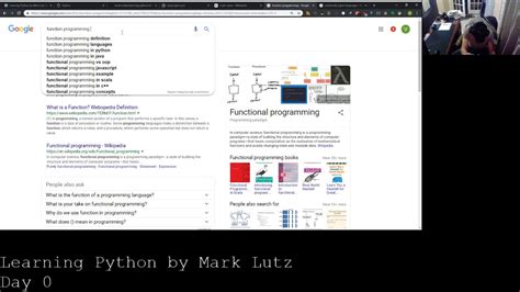 Learning Python By Mark Lutz Day 0 Youtube