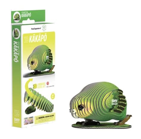 Kakapo Eugy 3d Cardboard Model Kit
