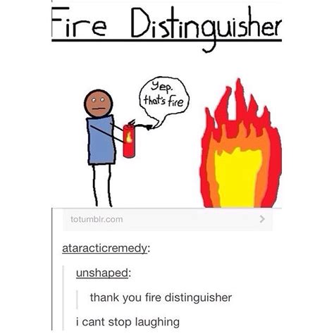 Fire Puns Fire Extinguisher Humor Funny Fire Extinguisher Silly