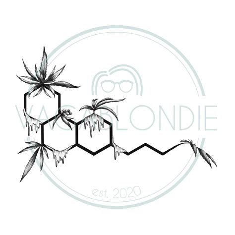Thc Molecule Tattoo Design Design Talk