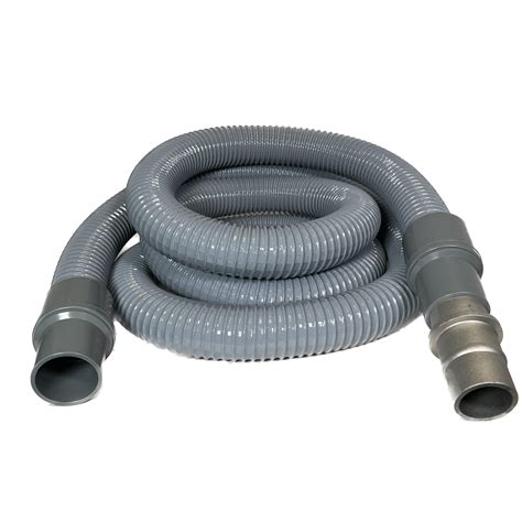 2 Inside Diameter Flexible Plastic Grounded Vacuum Hose With Cuffs D