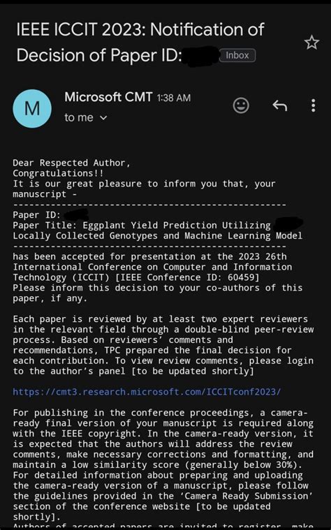 Naimul Islam On Linkedin Iccit2023 Researchmilestone