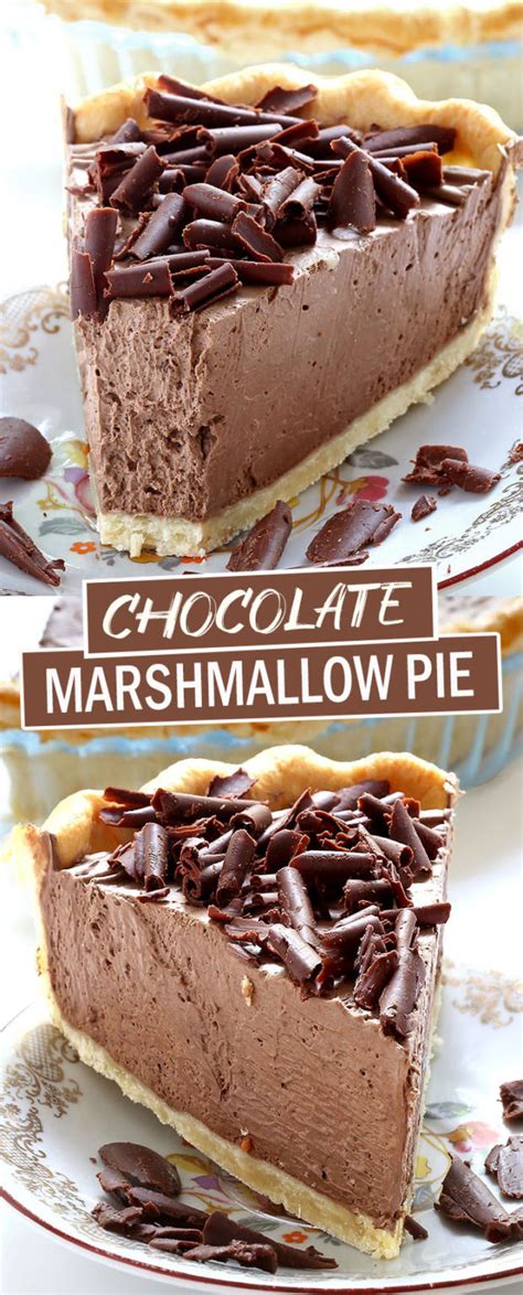 Easy Chocolate Marshmallow Pie Sugar Apron