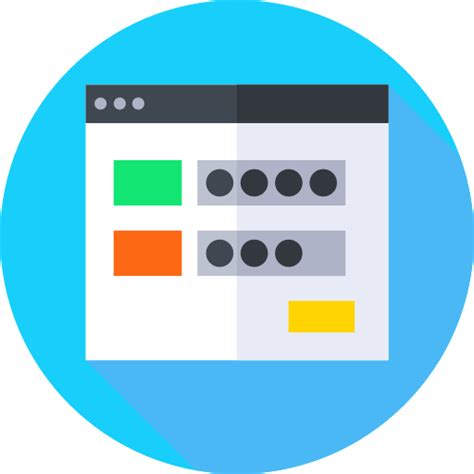 Password Flat Circular Flat Icon