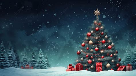 Christmas Background With A Decorative Christmas Tree And Other Details Christmas Branch