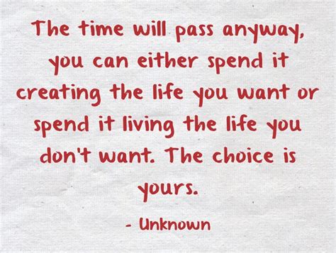 The Time Will Pass Anyway You Can Either Spend It Creating Quozio
