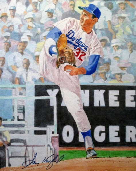 Los Angeles Dodgers Sandy Koufax By James Amore Los Angeles Dodgers