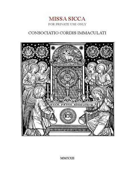 Missa Sicca Pdf Christian Worship And Liturgy Eucharist