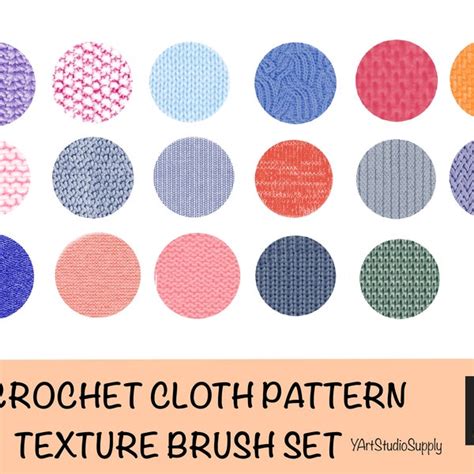 Crochet Procreate Brush Etsy