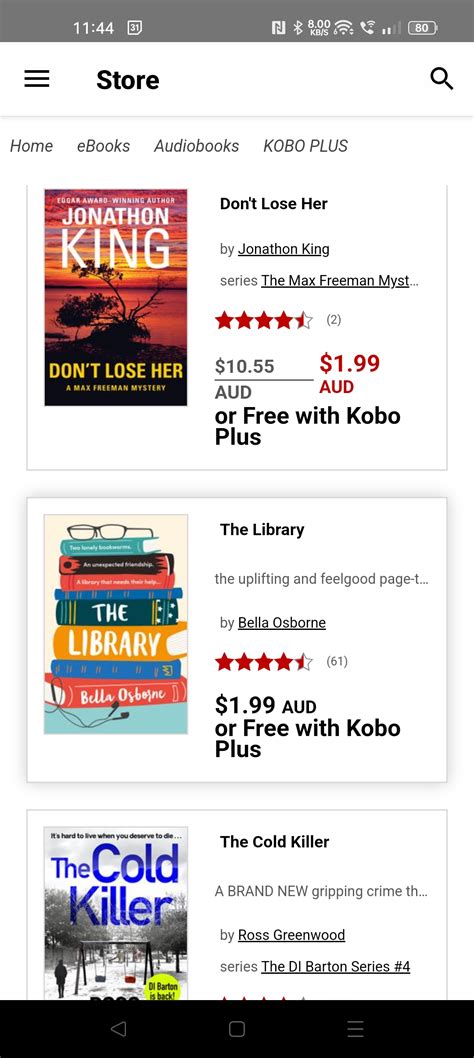 Review Kobo Plus Australia Subscription Ebooks Is It Suited To Your