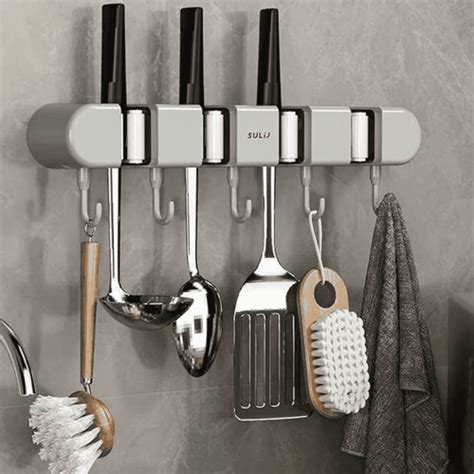 Wall Mounted Mop Holder Luvly Household Collections