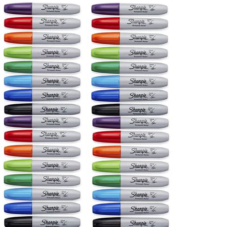 53mm Tip Markers Sharpie Permanent Marker Set 8 Assorted Colors 5