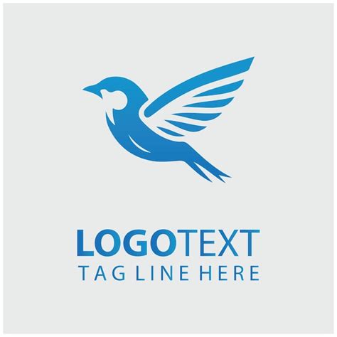 Premium Vector Sparrow Logo Vector Illustrations