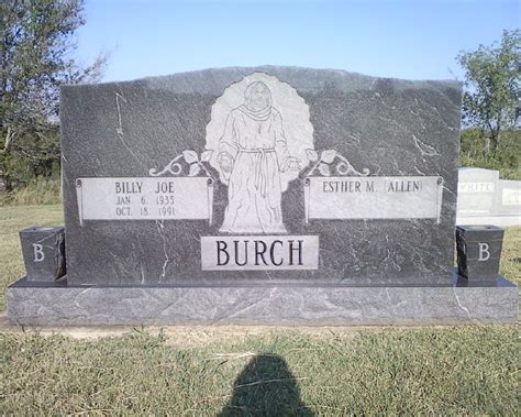 Billy Joe “bill” Burch 1935 1991 Memorial Find A Grave