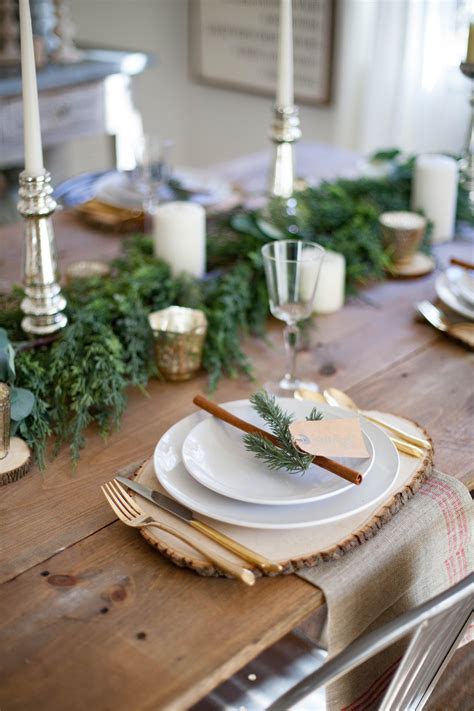 Home Farmhouse Christmas Tablescape Lauren Mcbride Thanksgiving