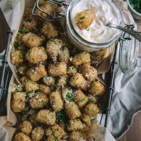 Parmesan Truffle Tater Tots With Garlic Aioli Hunger Thirst Play