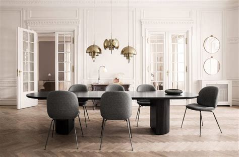 Gubi Dining Table Elliptical 120 X 230cm Cult Design First