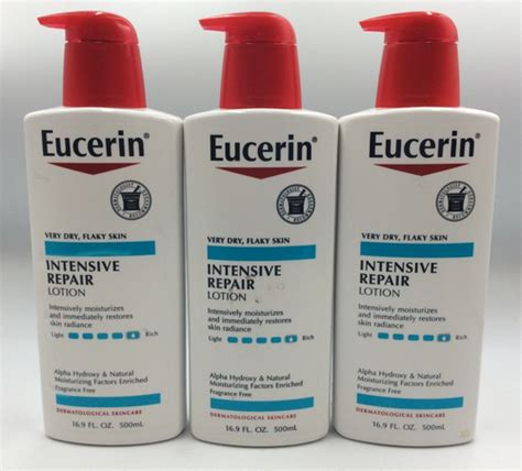 Eucerin Intensive Repair Lotion For Very Dry Flaky Skin169 Oz Pack