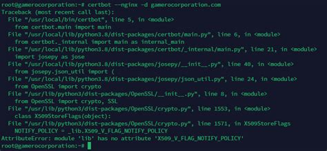 error on certbot linux ubuntu help let s encrypt community support