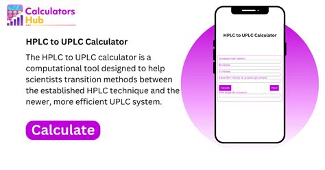Hplc To Uplc Transition Calculator Online