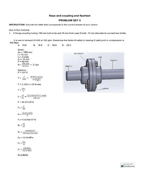 Keys Coupling Flywheel Pdf