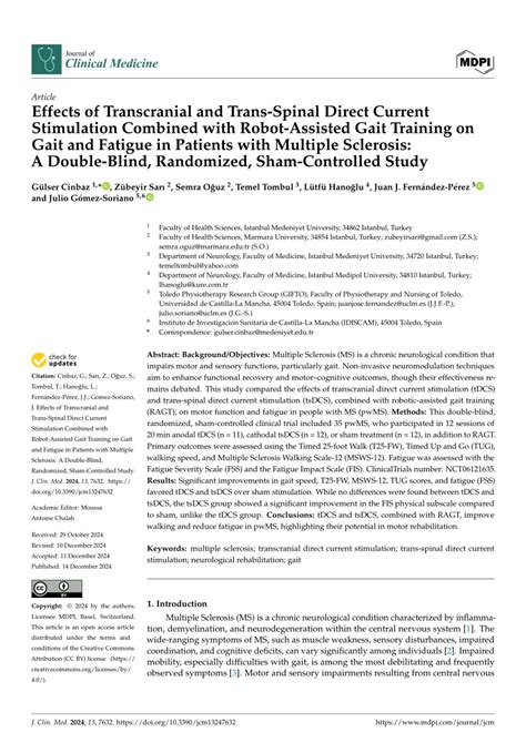 Pdf Effects Of Transcranial And Trans Spinal Direct Current