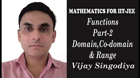 Functions Part 2 Domain Codomain Range Youtube