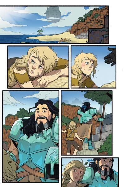 This Minecraft Short Comic Called A Strange Coast Tumbex