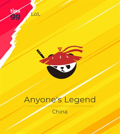 Anyones Legend Lol Team From China Tipsgg