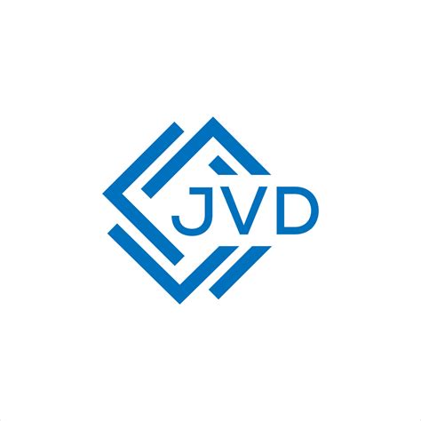 Jvd Letter Logo Design On White Background Jvd Creative Circle Letter