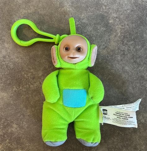Teletubbies Dipsy Soft Keychain Green Plush Etsy