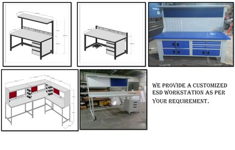 Esd Safe Workstation For Electronics Industries Size 1200 800 2100 Mm At ₹ 45000 In Pune