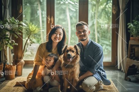 温馨家庭合影高清全家福和睦图片 包图网